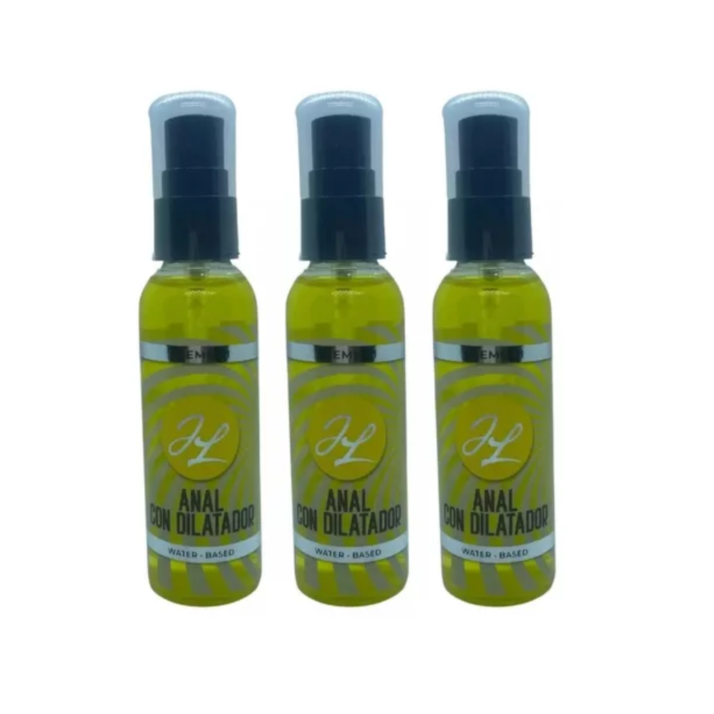 Pack 3 Gel Lubricante Anal Con Dilatador